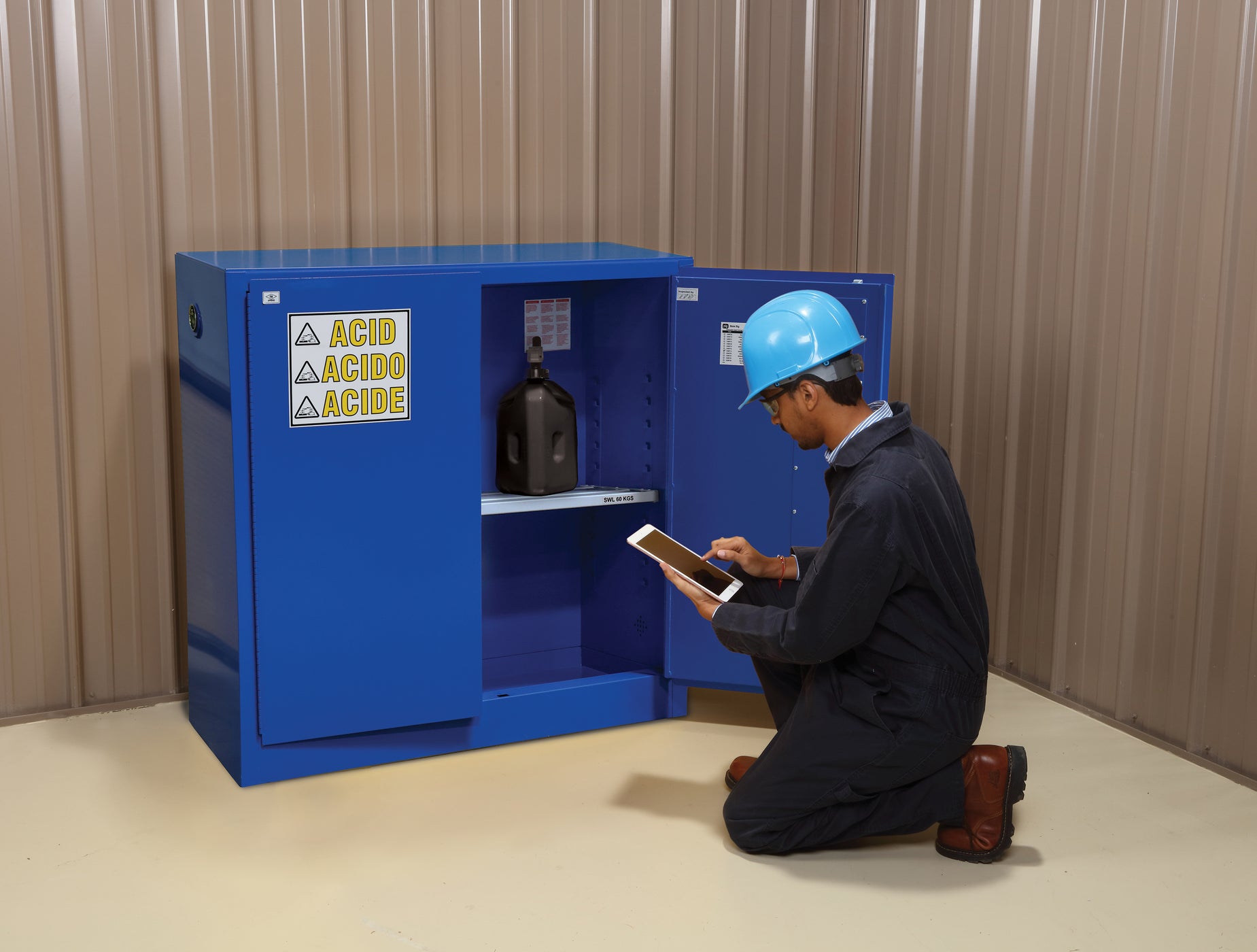 PIG® Corrosives Safety Cabinet - CABK752 — New Pig India