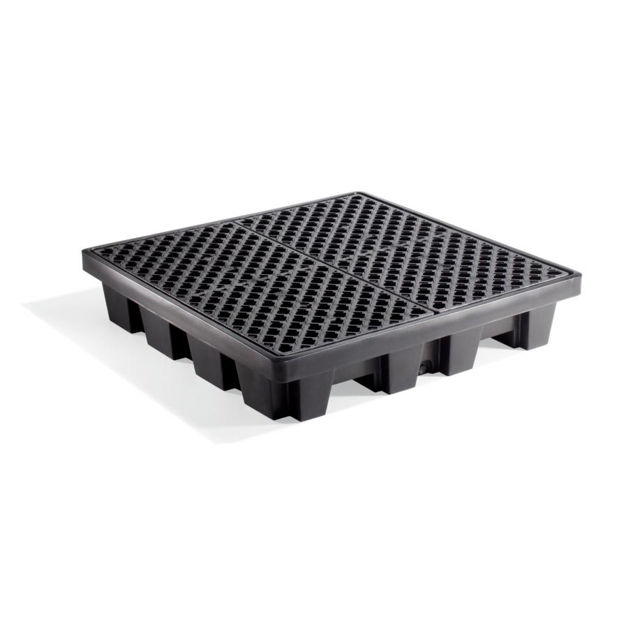 PIG® 4-Drum Poly Spill Containment Pallet - PAK210 — New Pig India